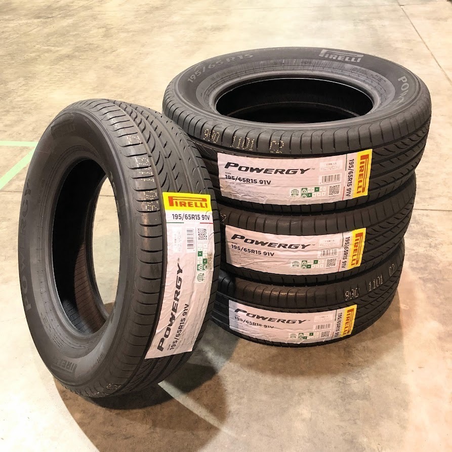 【未使用】(CB002.7) 送料別 沖縄発送可 [4本セット] PIRELLI POWERGY 195/65R15 91V 2023年製造室内保管 夏タイヤ プリウス 195/65/15.の ...