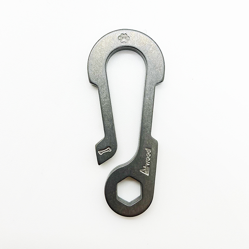 【未使用】Peter Atwood Titanium Hangmen v1.5 with stamp チタン カラビナ / タクティカル ...