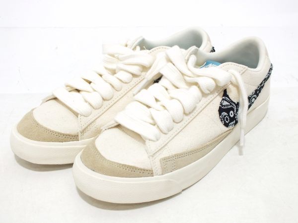【傷や汚れあり】n0125 NIKE BLAZER LOW PAISLEY DJ4665-100 26.0cm ナイキ ブレーザー ロー ...