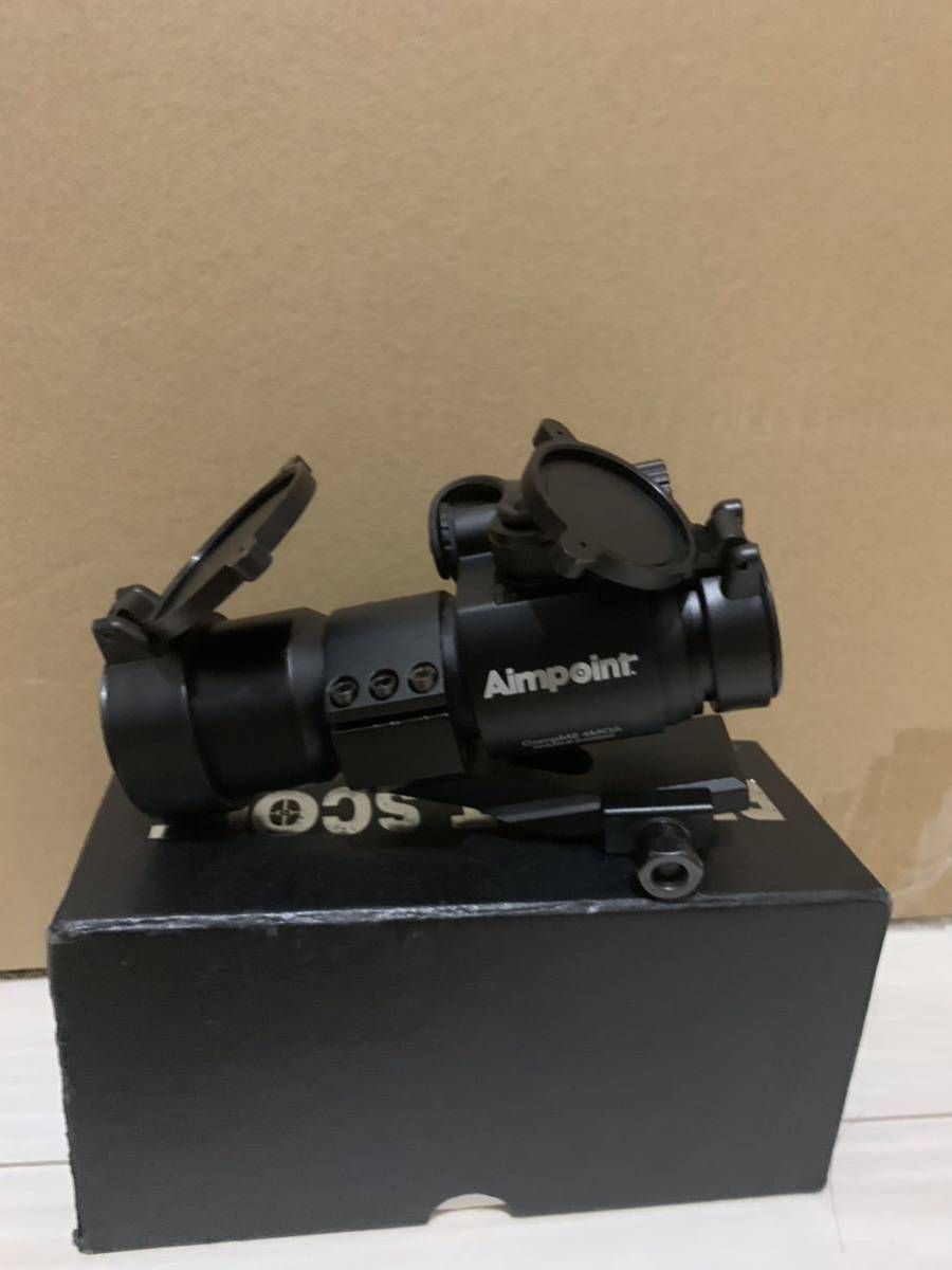 【やや傷や汚れあり】Aimpoint comp M2 タイプ ドットサイト エイムポイント レプリカ Aimpoint オフセットマウント付き ...