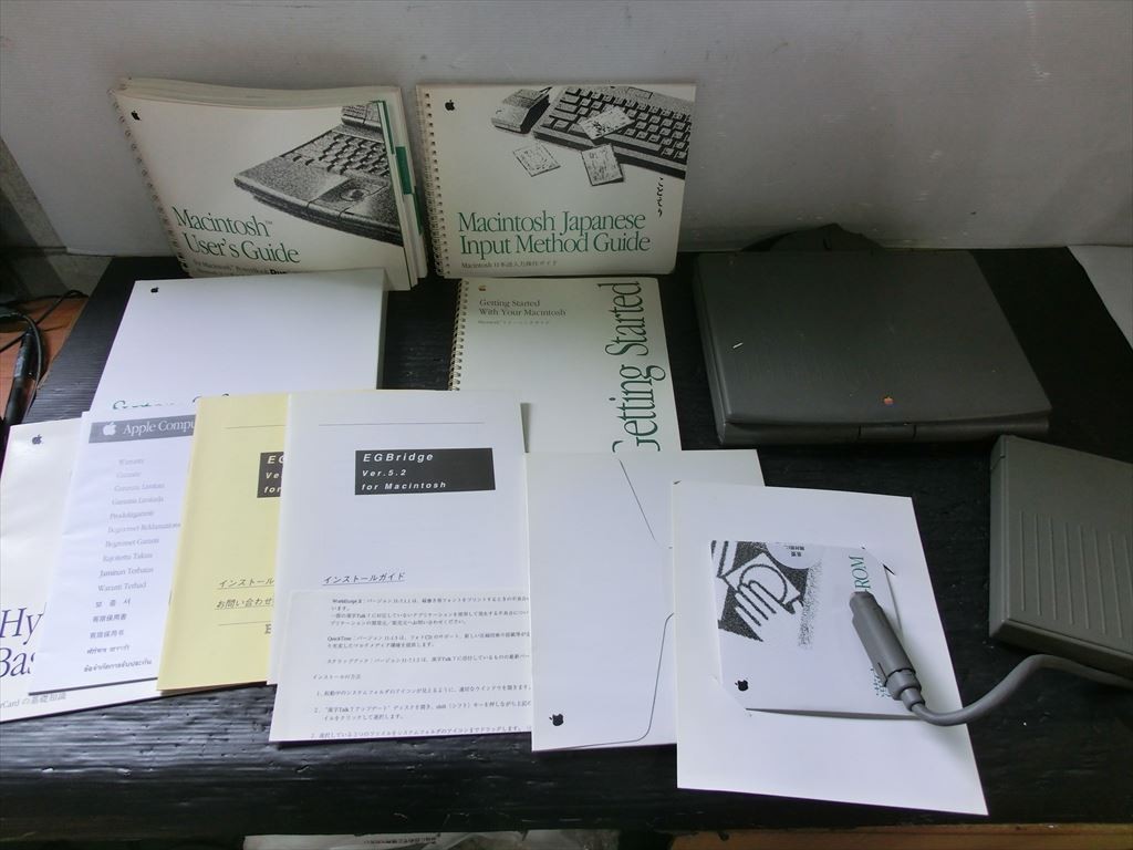 【傷や汚れあり】T【X0-93】【140サイズ】Apple Macintosh PowerBook Duo 210/パワーブック/ノート ...