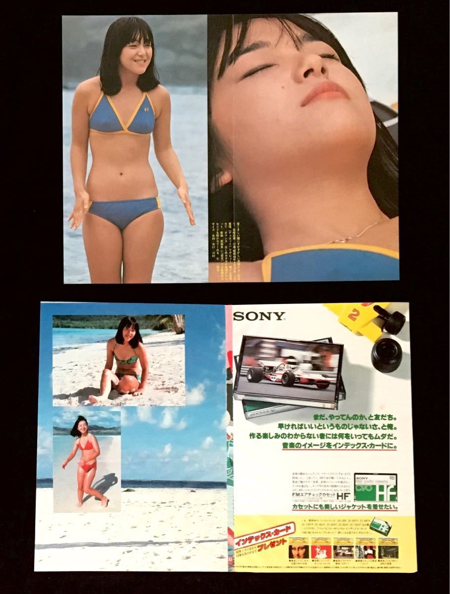 【やや傷や汚れあり】岩崎宏美 グラビア切り抜き B5サイズ7ページ 水着 ビキニ 昭和当時物 '70年代アイドル 歌手の落札情報詳細 - ヤフオク落札価格検索 オークフリー