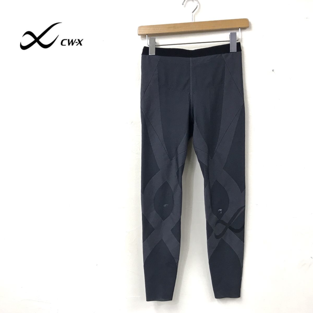 【傷や汚れあり】H1238-D CW-X ワコール スポーツタイツ ジェネレーターモデル ストレッチサポート レディース sizeL ブラック ...