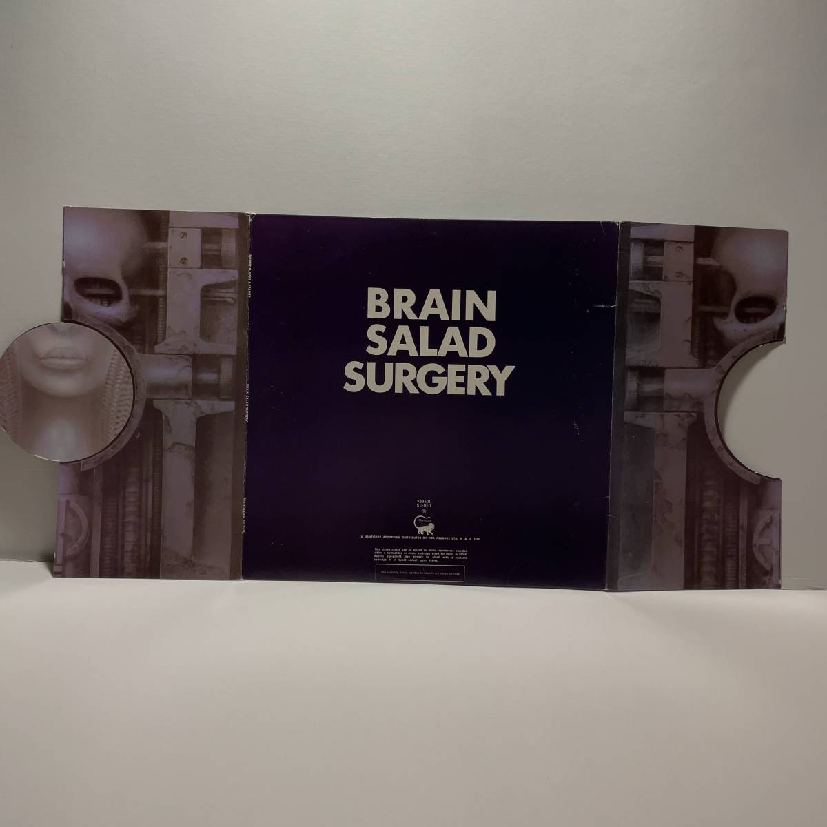 【やや傷や汚れあり】Vinyl レコード Emerson, Lake & Palmer ELP EL&P Brain Salad ...