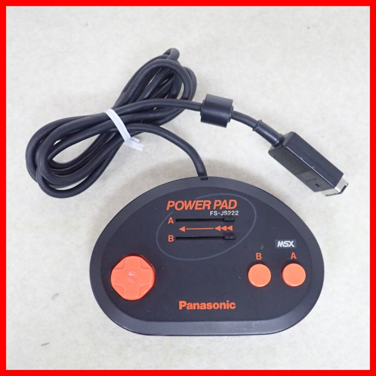 【全体的に状態が悪い】MSX Panasonic パワーパッド POWER PAD FS-JS222 連射式ジョイパッド CONTROLLER ...