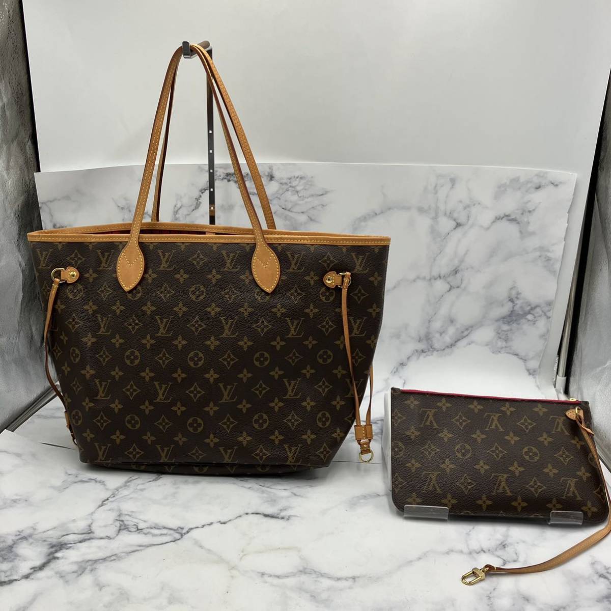 【目立った傷や汚れなし】 【売り切り】美品！LOUIS VUITTON ルイヴィトン ネヴァーフルMM M41178 AR3105モノグラム ...