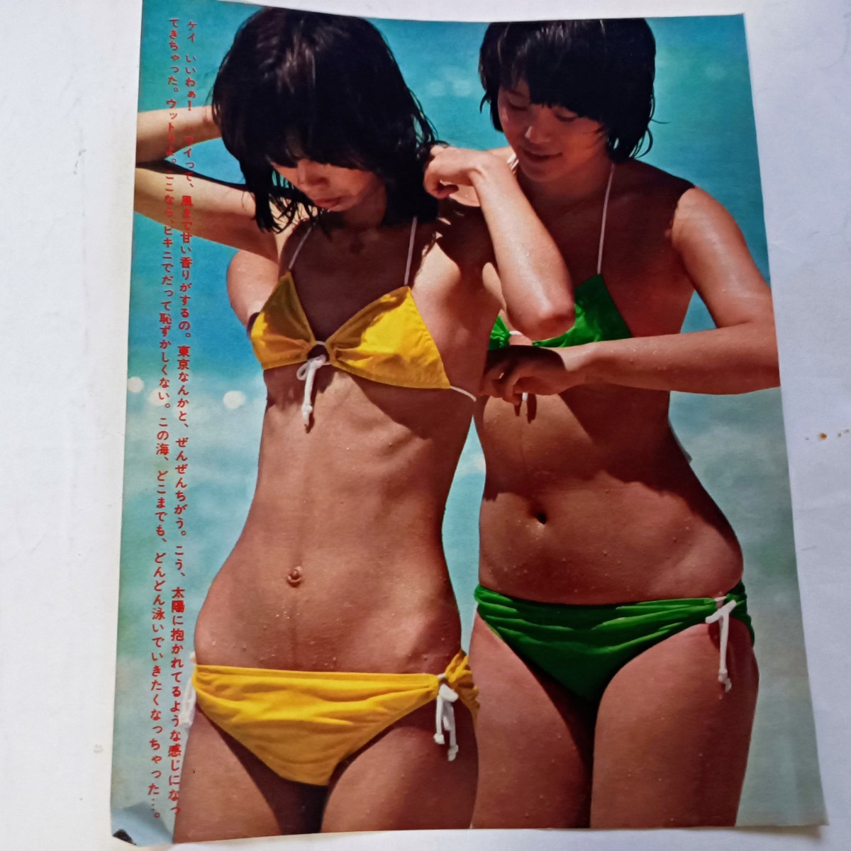 【やや傷や汚れあり】★ピンク・レディー7P＆高田みづえ3P 切り抜き 「明星」1977年 昭和52年 8月号 掲載分の落札情報詳細 - ヤフオク落札価格検索 オークフリー