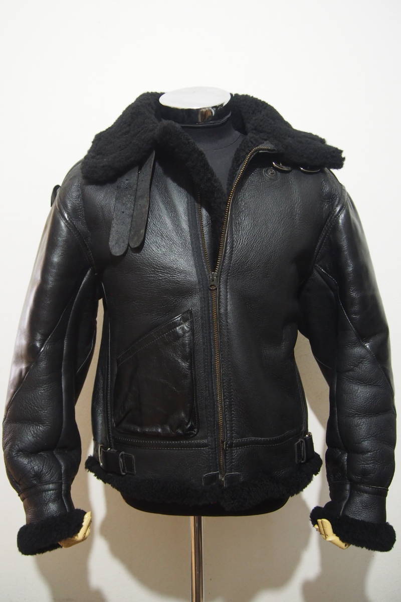 【傷や汚れあり】Vanson バンソン B-3 38inch 大戦モデル 黒 オイルメンテ済みの落札情報詳細 - ヤフオク落札価格検索 オークフリー