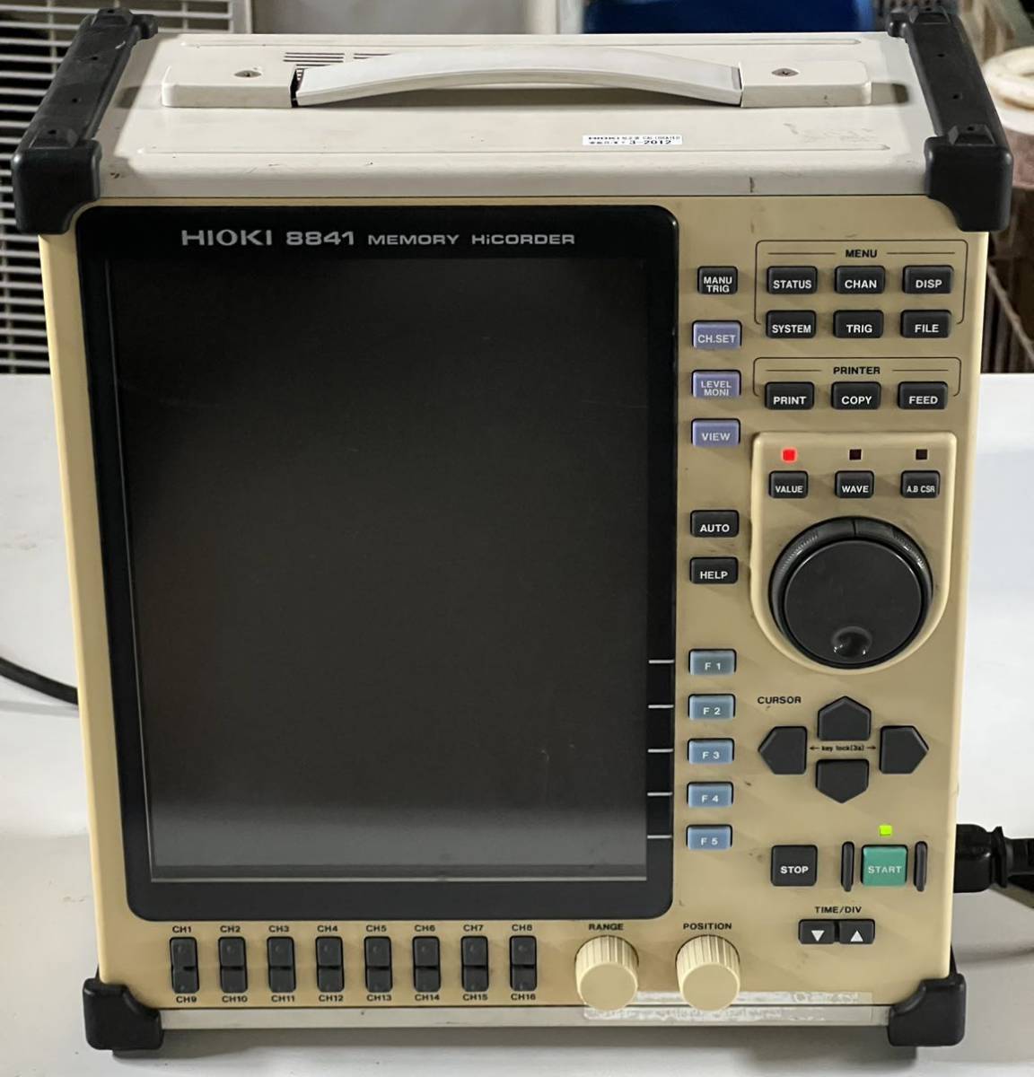 【傷や汚れあり】日置 / HIOKI 8807 MEMORY HiCORDER / メモリハイコーダ / ジャンク / No.N579の落札 ...