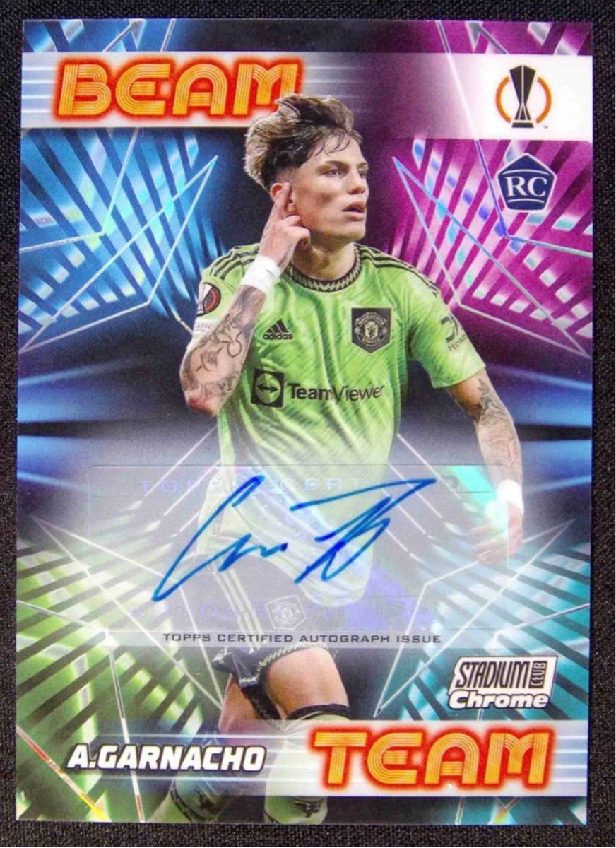 【目立った傷や汚れなし】【ガルナチョ/Alejandro Garnacho】Topps Stadium Club Chrome 2022-23 ...