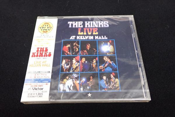 【未使用に近い】 CD442 未開封 THEKINKS LIVE ATKELVINHALL ザ・キンクス ライヴアットケルヴィンホール ...