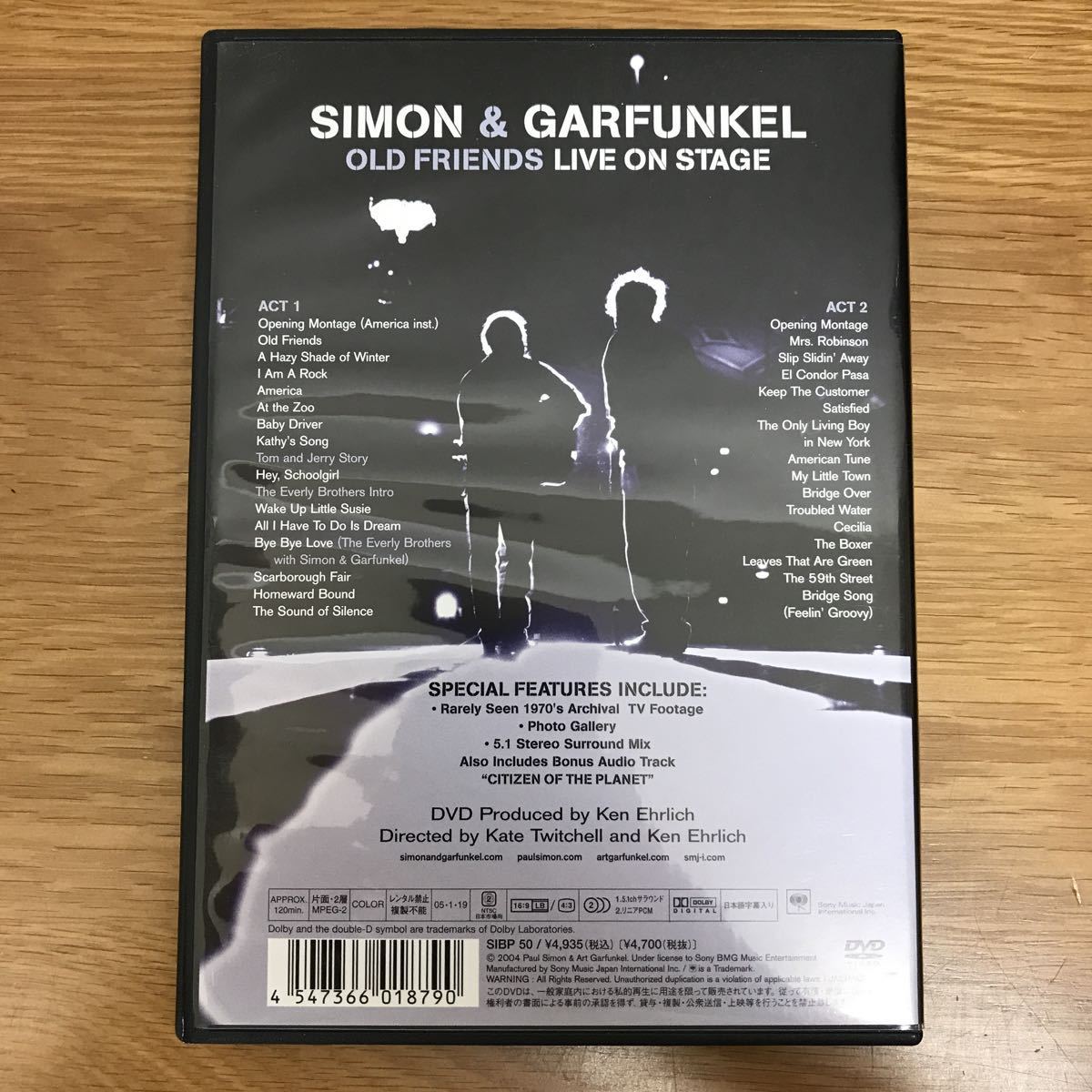 【やや傷や汚れあり】【送料無料】サイモン&ガーファンクル オールド・フレンズ ライヴ・オン・ステージ DVD SIMON & GARFUNKEL OLD FRIENDS LIVE ON ...