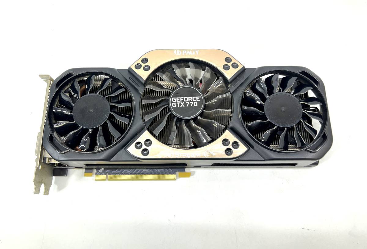 【傷や汚れあり】 【ジャンク品/60サイズ】Palit GeForce GTX 770 JETSTREAM 2048M GDDR5 グラフィックボードの落札情報詳細 - Yahoo ...