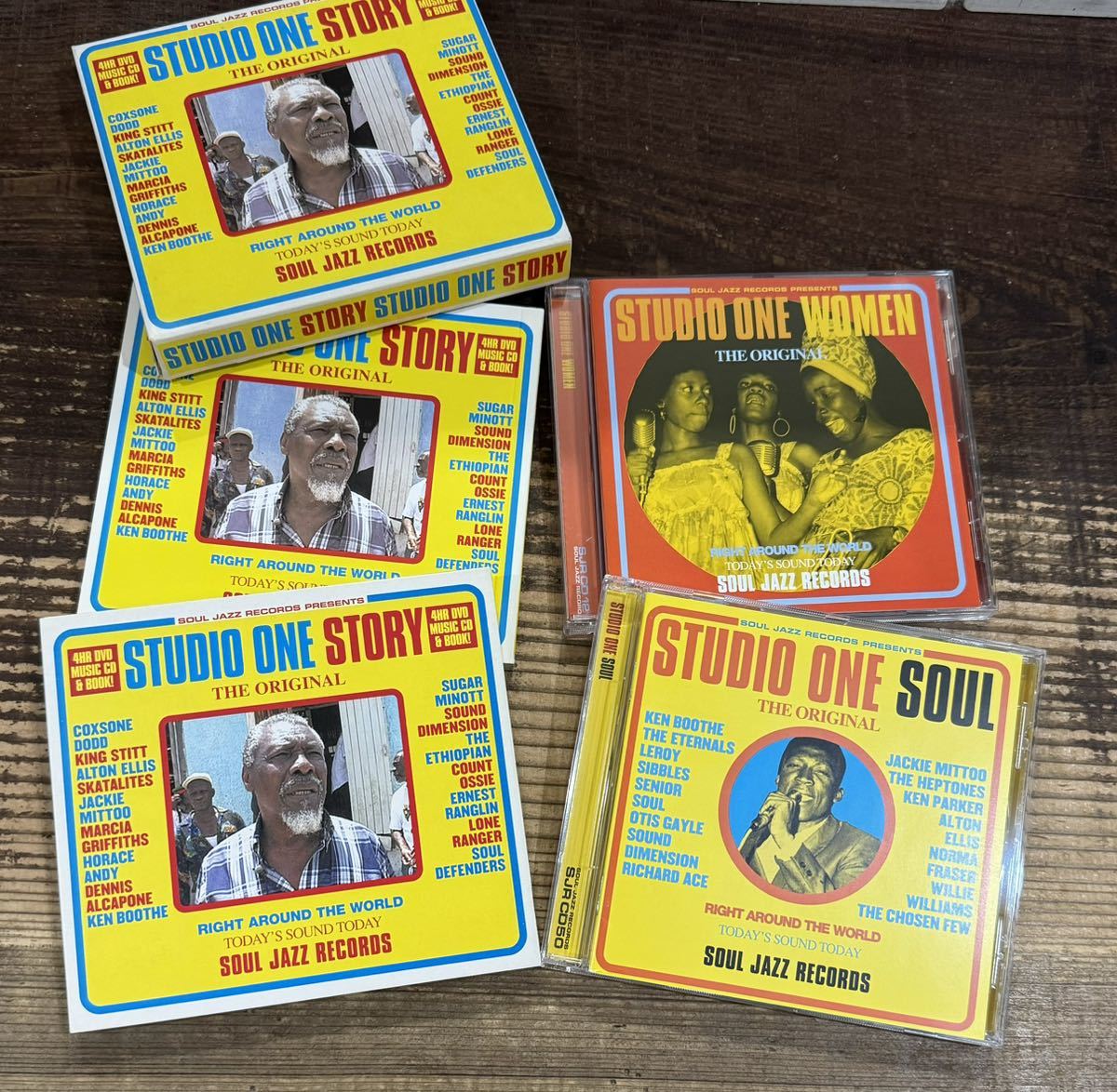 【やや傷や汚れあり】SOUL JAZZ RECORDS 3タイトル・セット】STUDIO ONE STORY CD+DVD SOUL ...