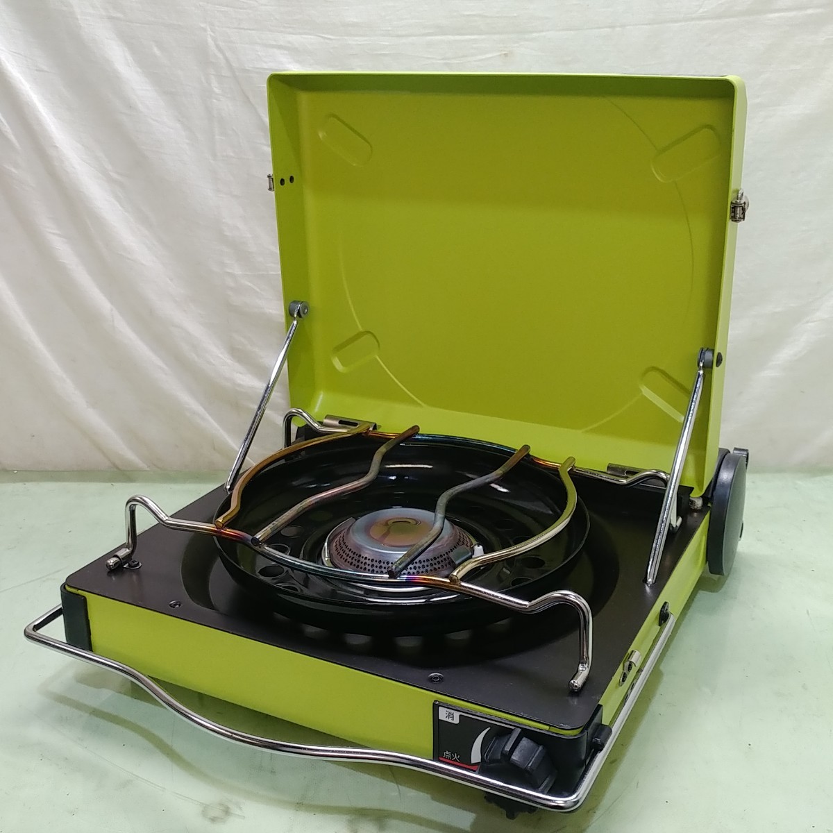 【やや傷や汚れあり】iwatani/イワタニ カセットコンロ カセットフー・マーベラス CB-MVS-1 フレッシュグリーン 風防付きコンロ キャンプ アウトドアの落札情報詳細 - Yahoo ...