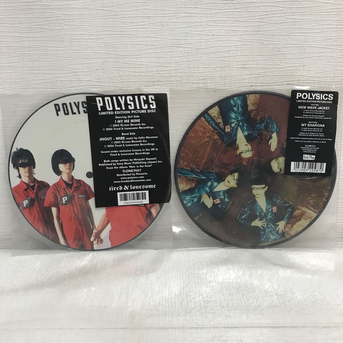 【目立った傷や汚れなし】I1120A5 POLYSICS I MY ME MINE / NEW WAVE JACKET EP ピクチャーレコード 2巻セット 7インチ 音楽 邦楽 JHOUT ...