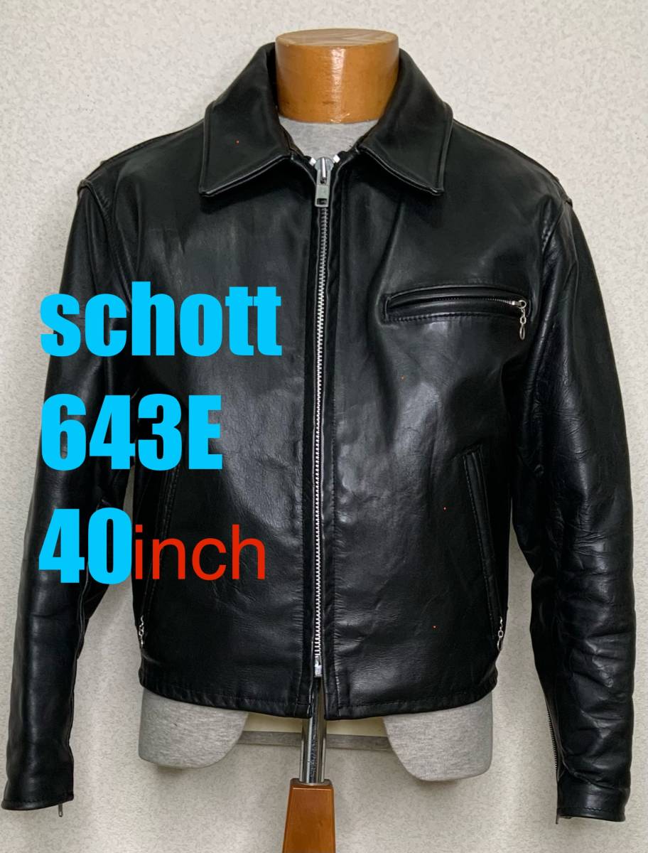 【目立った傷や汚れなし】良品⑤schott【40】643Eライナー付米国製 シングルライダース 牛革ジャン ハーレーgpzの落札情報詳細 - ヤフオク落札価格検索 オークフリー