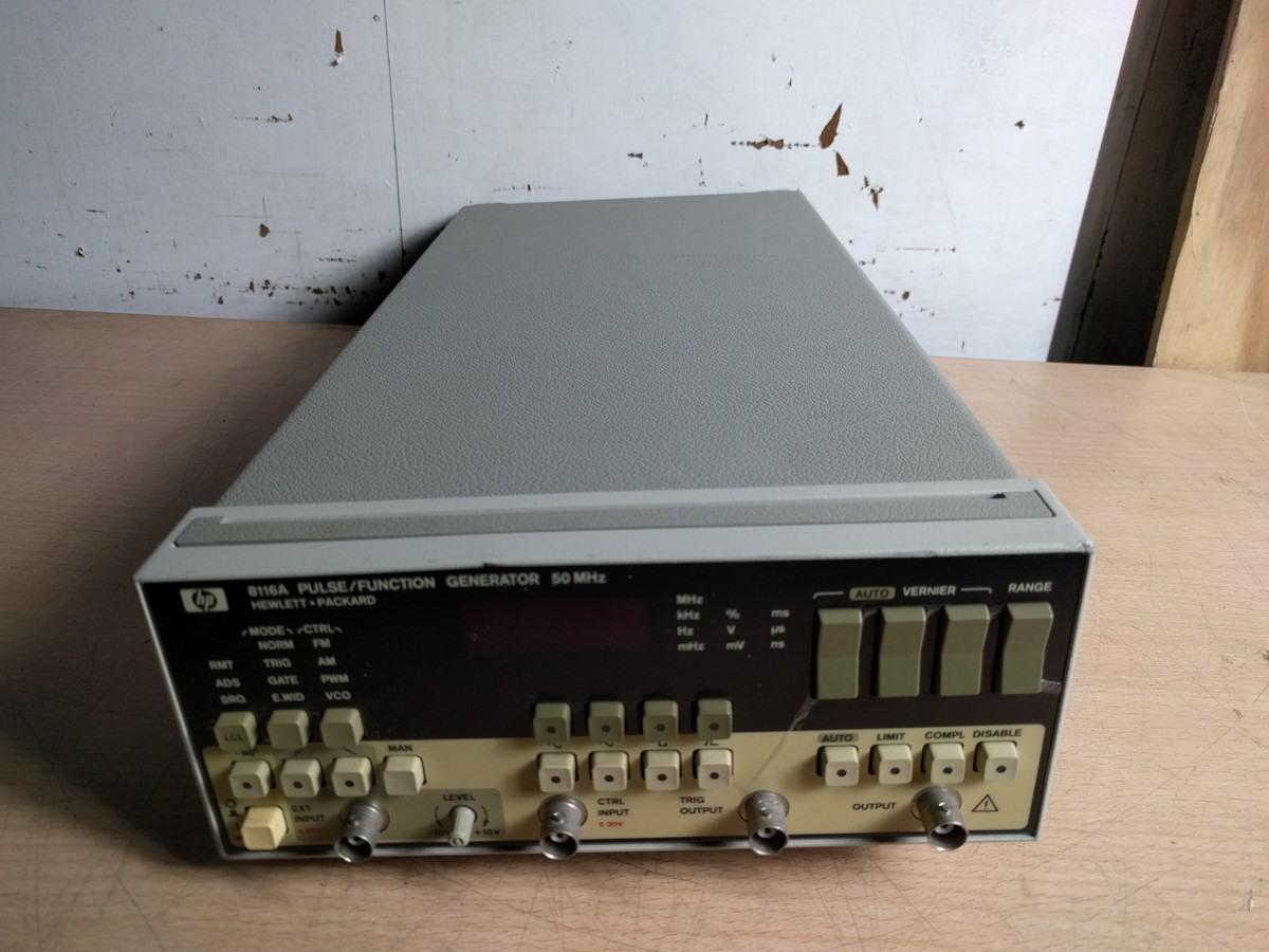 【傷や汚れあり】H10-160 HP 8116A PULSE/FUNCTION GENERATOR 波形発生器 Agilentの落札情報詳細 ...