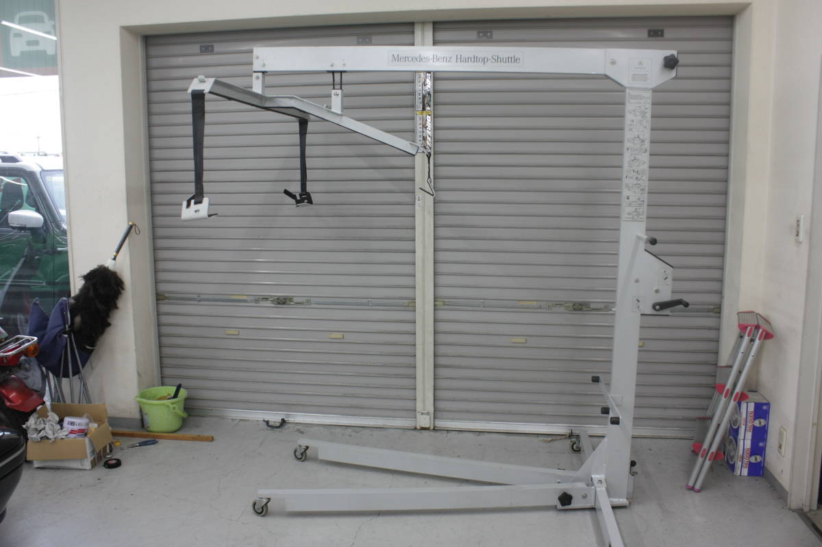 【傷や汚れあり】メルセデスベンツ BENZ R129 SL専用 純正品 ハードトップシャトル ルーフ リフト クレーン 専用設備 SL500 SL320 SL600の落札情報詳細 ...