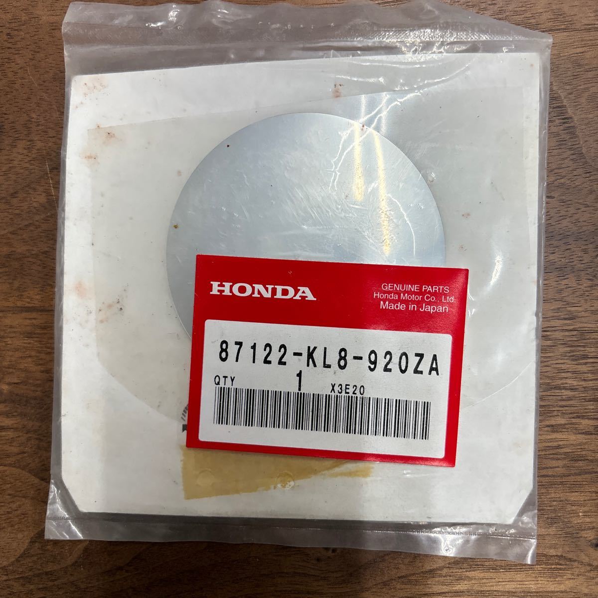 【未使用】TB-330☆クリックポスト/HONDA 純正品 燃料 タンク エンブレム ステッカー ( 87122-KL8-920ZA ) ホンダ GB250 クラブマン CLUBMAN G-4 ...