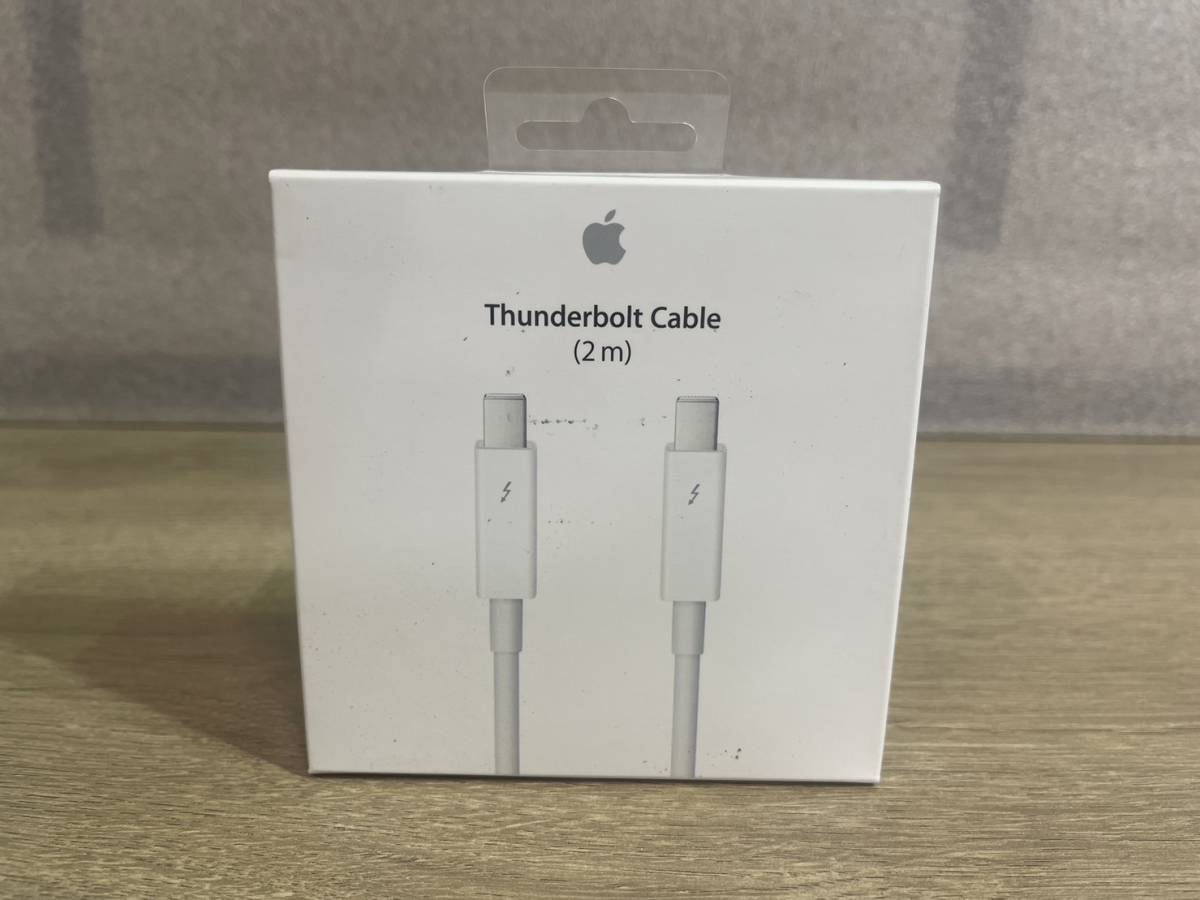 【未使用】アップル 【純正】Apple Thunderbolt cable (2.0 m) MD861LL/A 未開封・箱痛み品の落札情報詳細 - ヤフオク落札価格検索 オークフリー