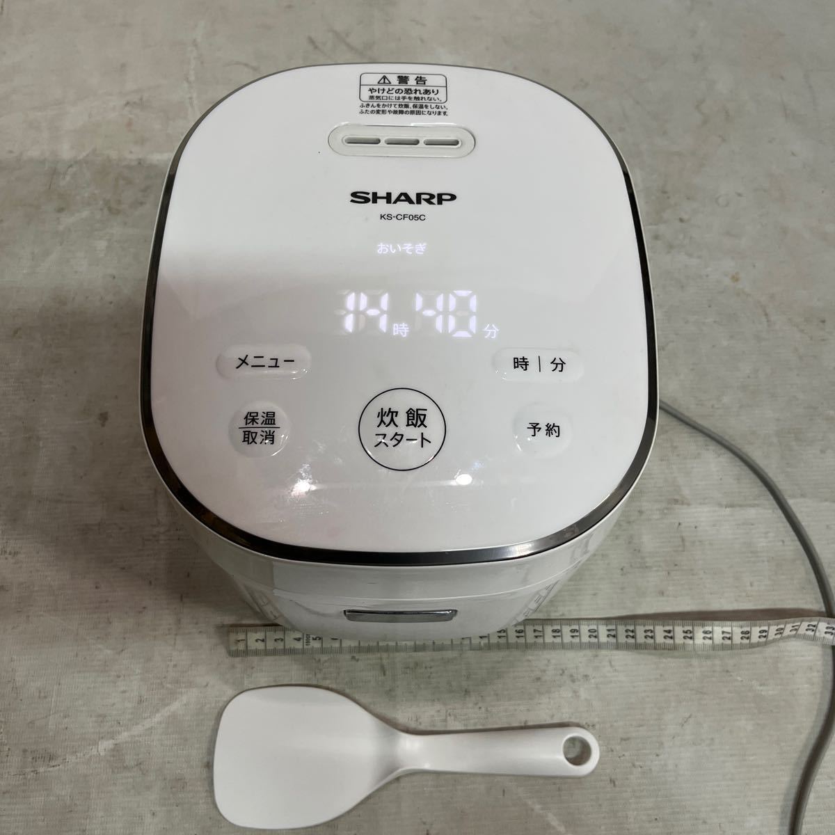 【傷や汚れあり】【ジャンク品】SHARP ジャー 炊飯器KS -CF 02C-W。2022年製の落札情報詳細 - ヤフオク落札価格検索 オークフリー