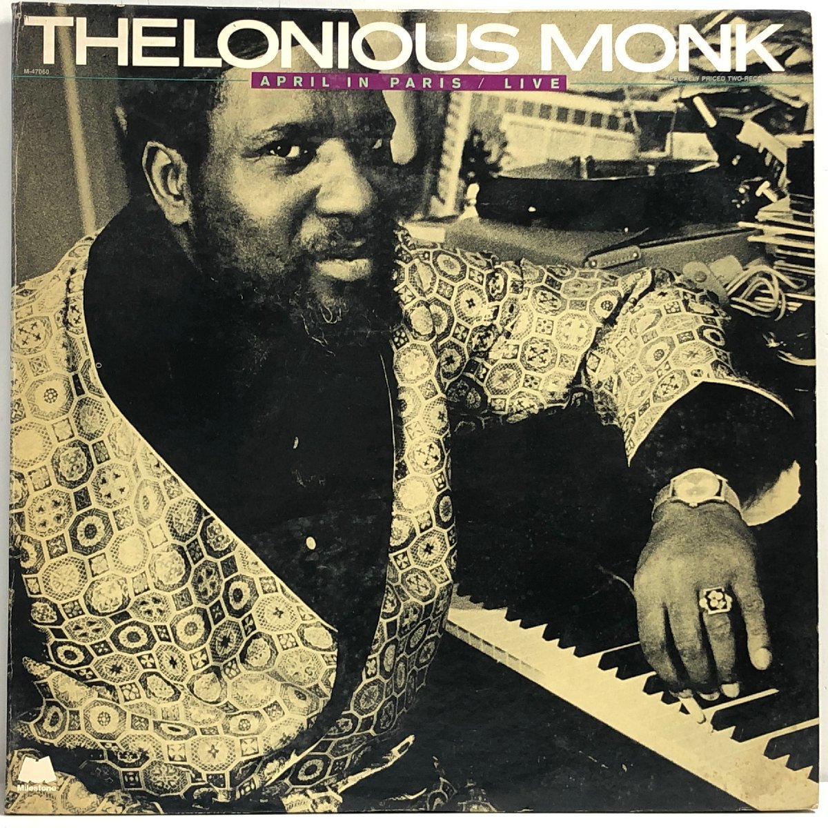 【やや傷や汚れあり】【US盤 2LP】THELONIOUS MONK / APRIL IN PARIS, LIVE / セロニアス・モンク ...