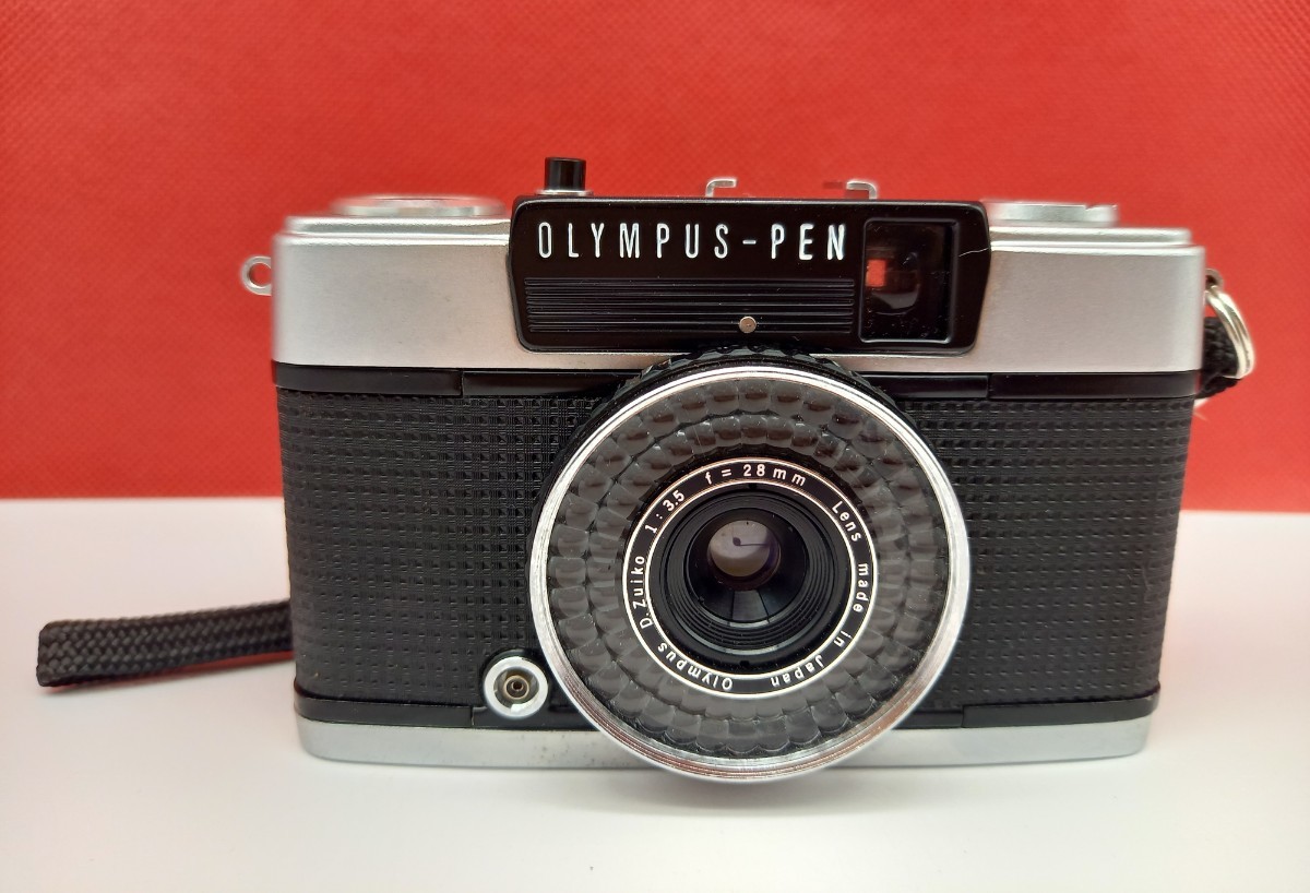【やや傷や汚れあり】 ② OLYMPUS PEN EE-3 D.Zuiko 28mm F3.5 動作確認済 シャッター、赤ベロOK コンパクトフィルムカメラ ハーフカメラ オリンパスの落札情報 ...