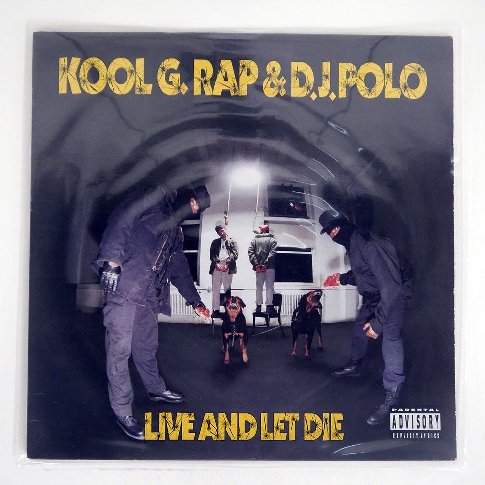【やや傷や汚れあり】KOOL G RAP & DJ POLO/LIVE AND LET DIE/COLD CHILLIN’ CC5001 LP ...