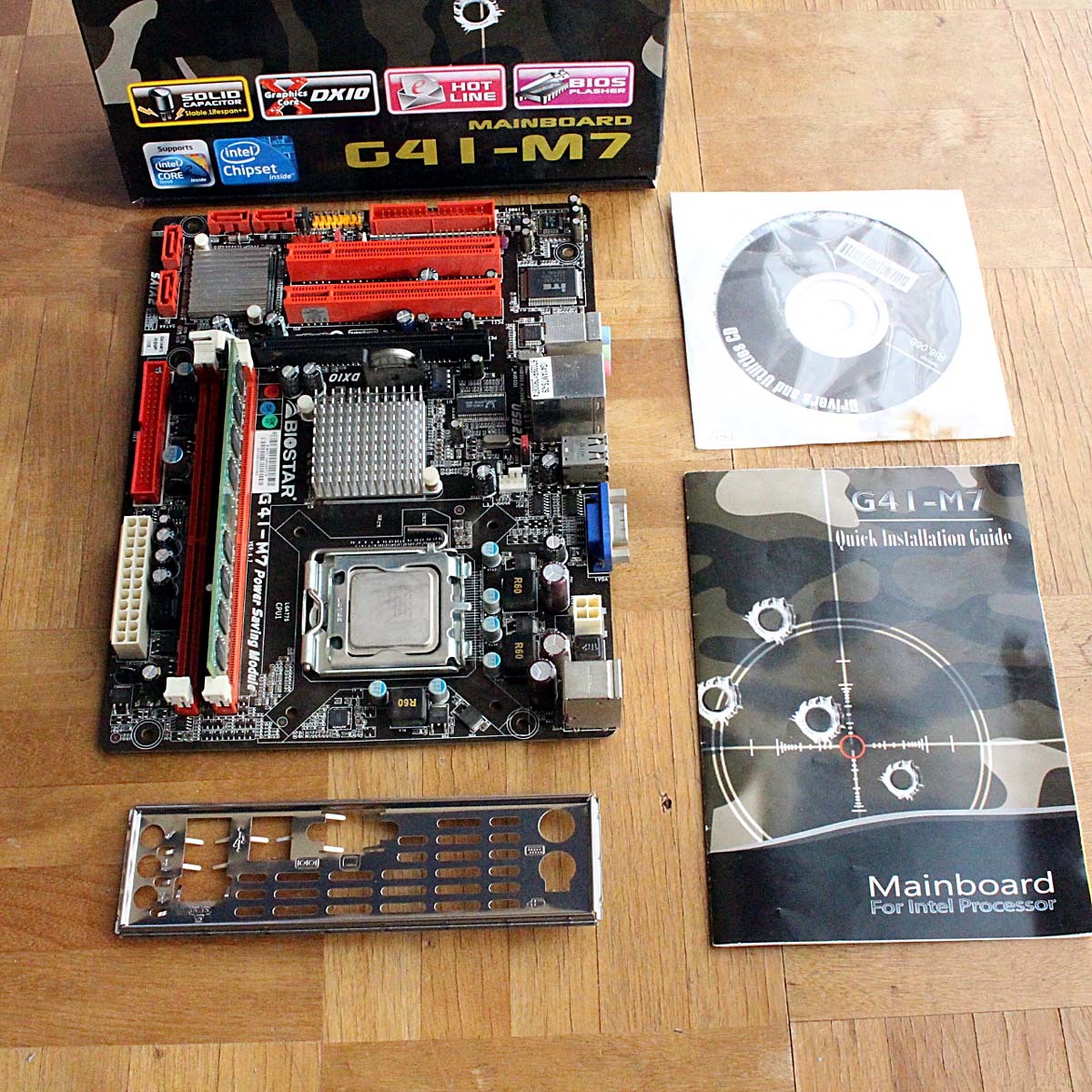 【やや傷や汚れあり】BIOSTAR MicroATXマザーボード G41-M7 LGA775 中古の落札情報詳細 - ヤフオク落札価格検索 オークフリー