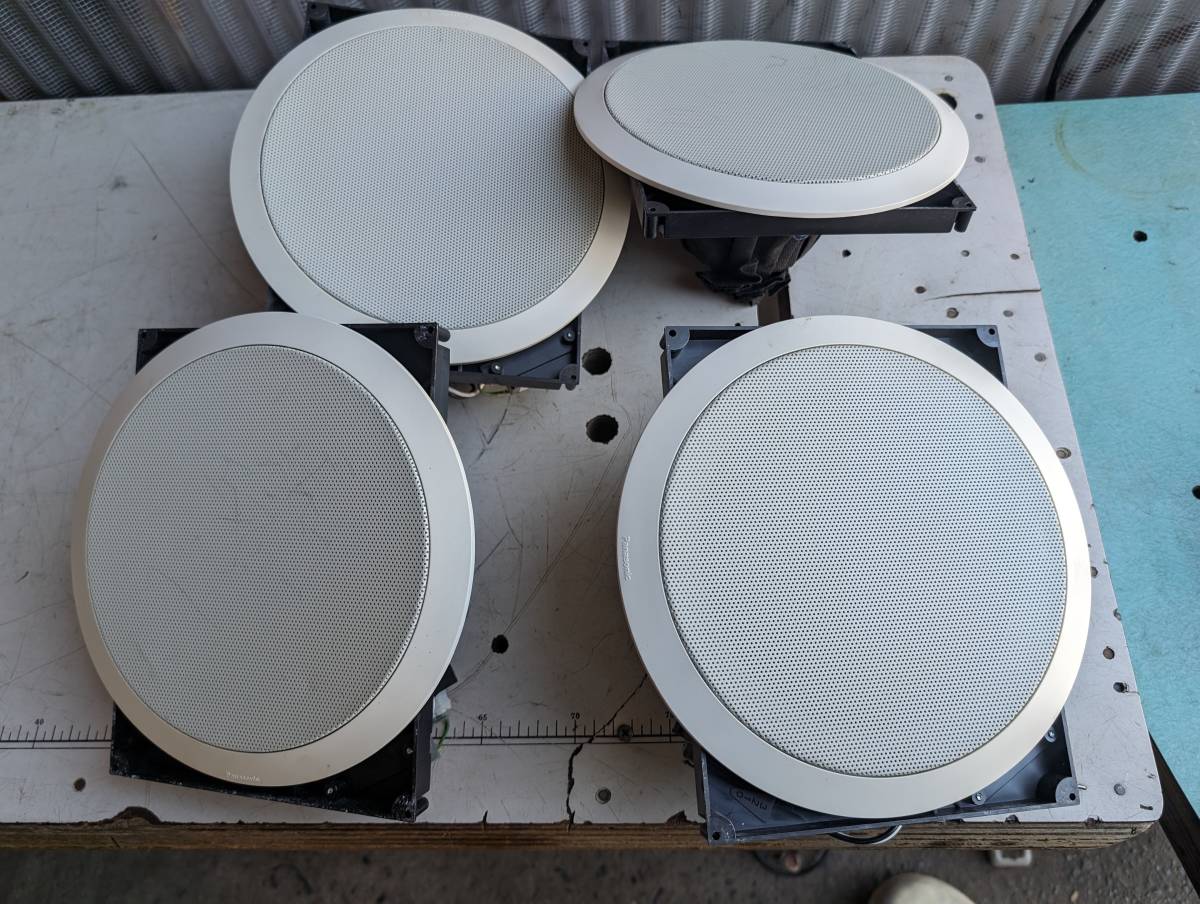 【傷や汚れあり】」パナソニック WS-6500A 天井埋込スピーカー 4個 まとめての落札情報詳細 - Yahoo!オークション落札価格検索 オークフリー