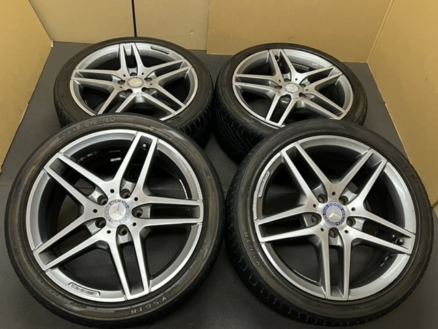【傷や汚れあり】メルセデスベンツ Eクラス W212 S212 AMG 純正 18インチ 8.5/9J-18 PCD112 5穴 +48 ...