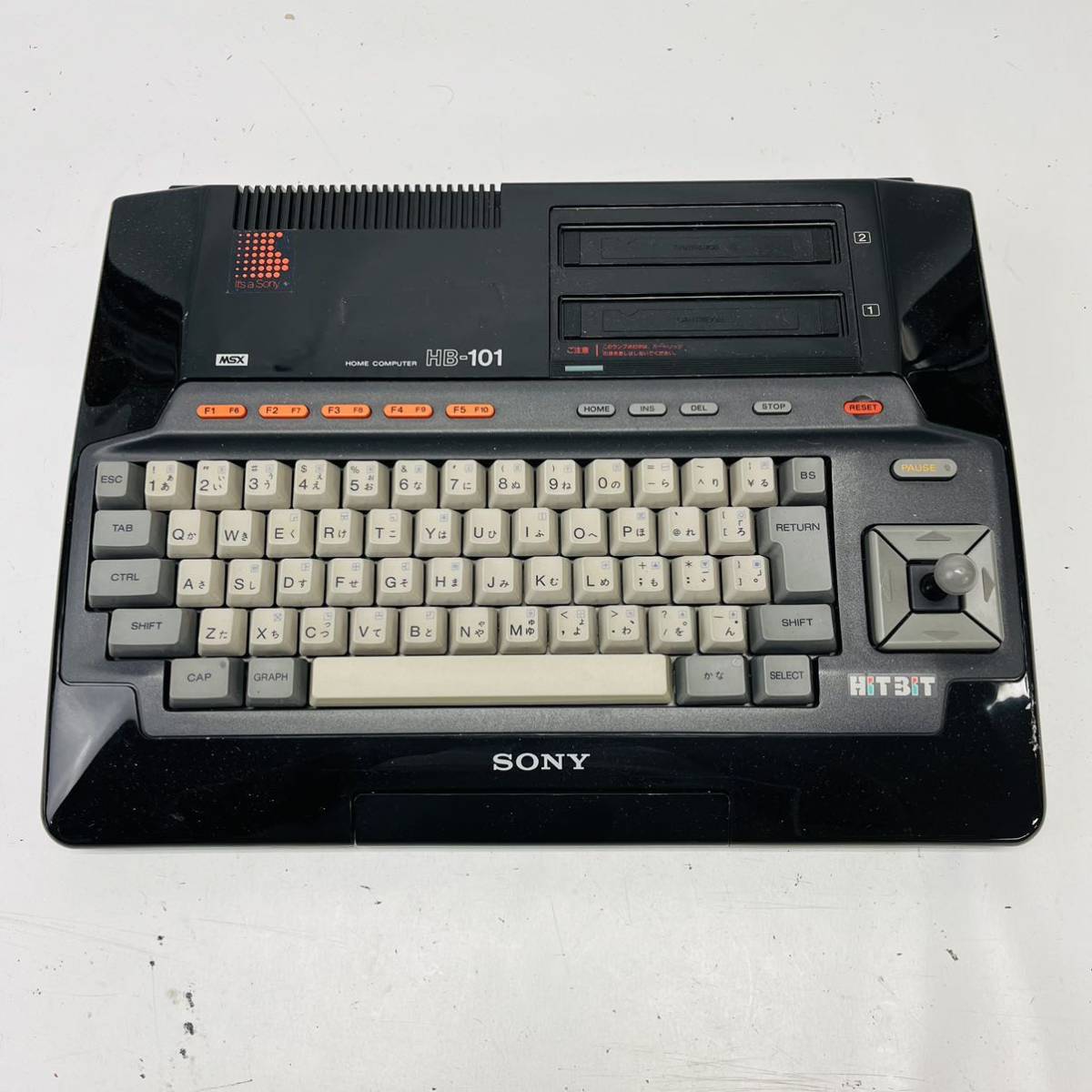 【やや傷や汚れあり】☆1円〜☆ SONY ソニー MSX HB-101 本体 HITBIT ホームコンピューター パソコン 昭和レトロ 当時物 ...