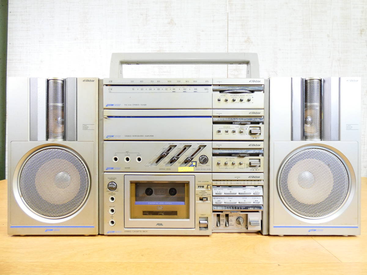 【傷や汚れあり】Victor ビクター PC-7/PC-T5/PC-A5/MI-5D/PC-B7/PC-D5 ポータブルコンポ 音響機器 ...