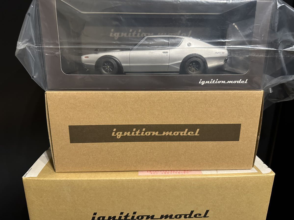 【未使用】[新品未開封] 1/18 IG1842 Nissan Skyline 2000 GT-R KPGC110 Silverイグニッションモデル ignition model スカイライン ...