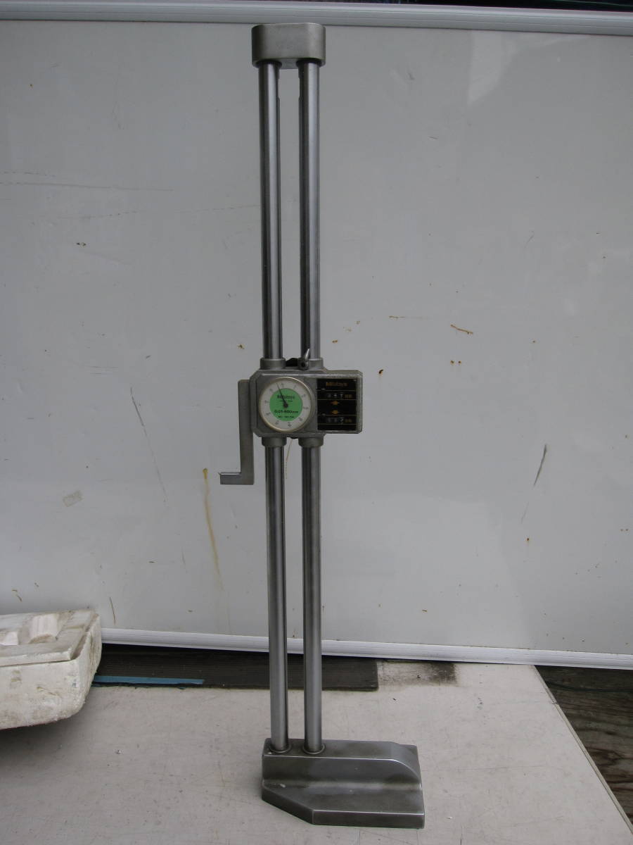 【やや傷や汚れあり】②ミツトヨ(MITUTOYO) 直読ハイトゲージ 192-104 0.01-600mm (測定器/計測器) 中古の落札情報詳細 - ヤフオク落札価格検索 オークフリー