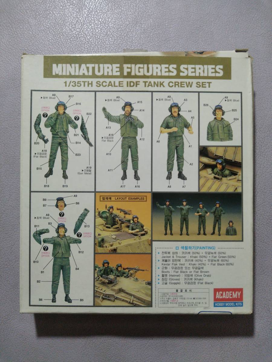 【未使用に近い】【ACADEMYアカデミー】1/35 IDF TANK CREW SET 戦車兵【5体(全身×4,上半身×1)】の落札情報詳細 ...