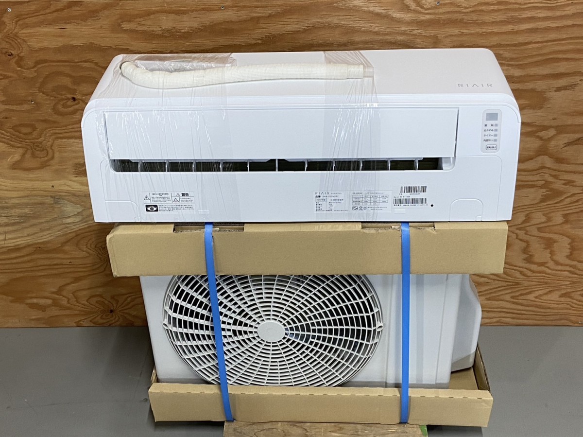 【やや傷や汚れあり】※展示品 未使用 ヤマダオリジナル RIAIR リエア ルームエアコン YHA-S22M-W ※ワレ一部あり 2022年製 主に6畳用 ホワイト 20の落札情報詳細 ...
