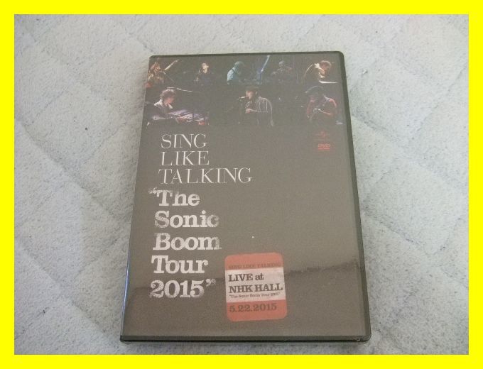 【未使用に近い】6☆ DVD 未開封 SING LIKE TALKING The Sonic Boom Tour 2015 ～LIVE at ...