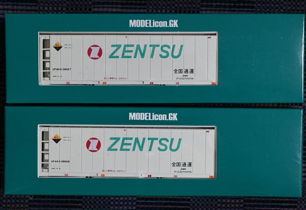 【未使用】MODEL icon モデルアイコン 779D 30ft コンテナ ZENTSU (全国通運) (2個入り)の落札情報詳細 ...