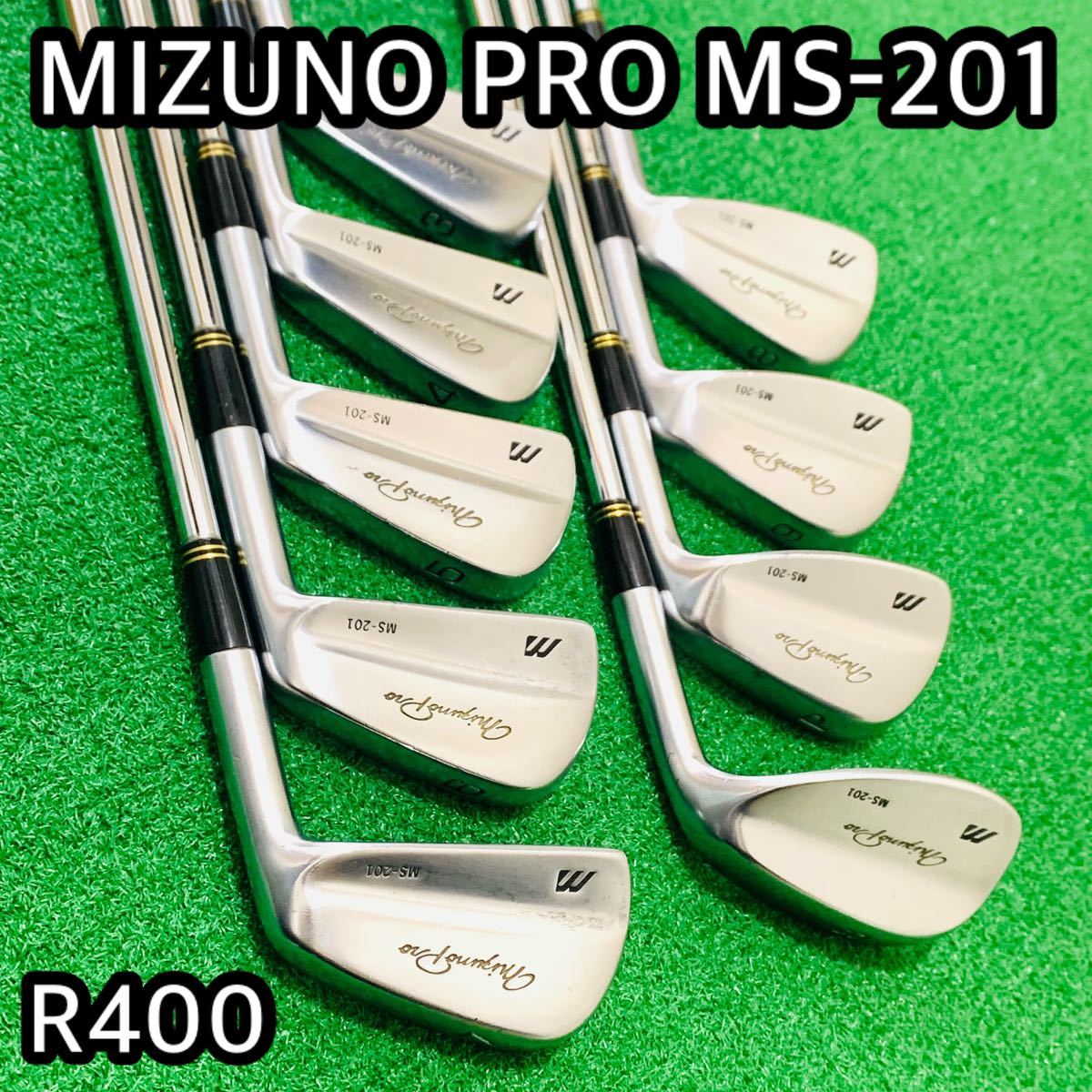 【やや傷や汚れあり】6368 MIZUNO PRO MS-201 ミズノプロ R400 右利き Dynamic Gold ダイナミックゴールド ...