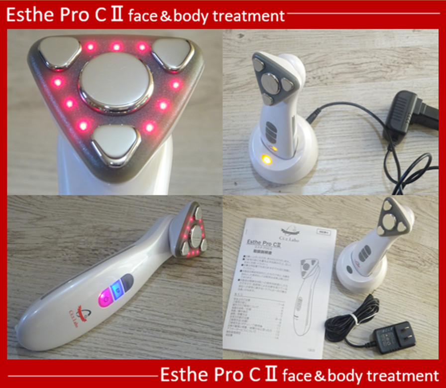 【目立った傷や汚れなし】★美品 Ci:z.Labo 多機能型 美顔器 エステプロ CⅡ イオンクレンジング エレクトロポレーション RFラジオ波 LED スキンケア エステ美容器★の落札情報 ...