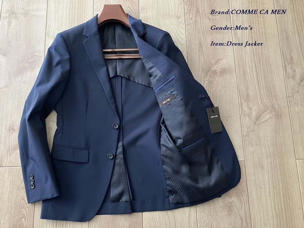 【未使用】新品定価7.5万円 COMME CA MEN コムサメン『REDA レダ ACTIVE イタリア製生地』ウールトロピカル ソリッド スーツL黒(05) 01GY01の落札情報詳細 ...