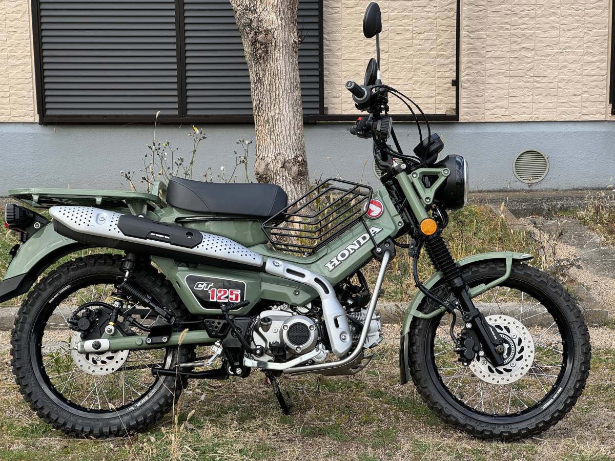 【目立った傷や汚れなし】HONDA / ホンダ CT125ハンターカブJA65 2023年 / 武川ワイドリム エクセルアルミリム ...