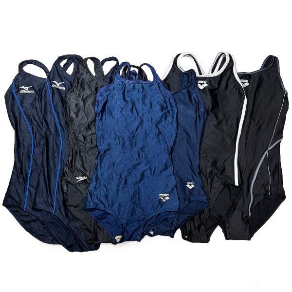 【傷や汚れあり】37【整理品リサイクル】スピードSPEEDO6枚セット女子競泳水着(M・L)★光沢カラフル柄模様・光沢黒ブラックなどの落札情報 ...