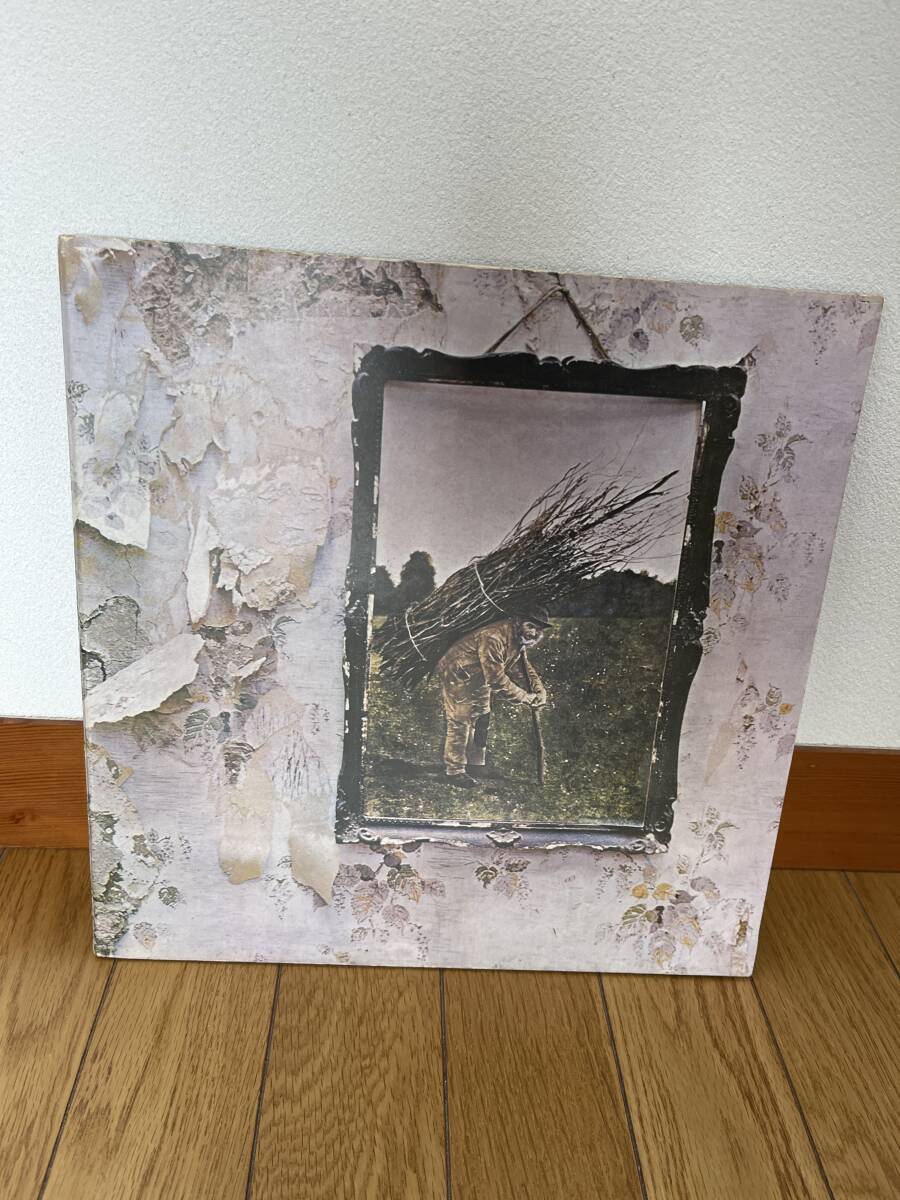 【目立った傷や汚れなし】Led Zeppelin IV UKオリジナル レコード 修正ステッカー付 レッドツェッペリンの落札情報詳細 ...