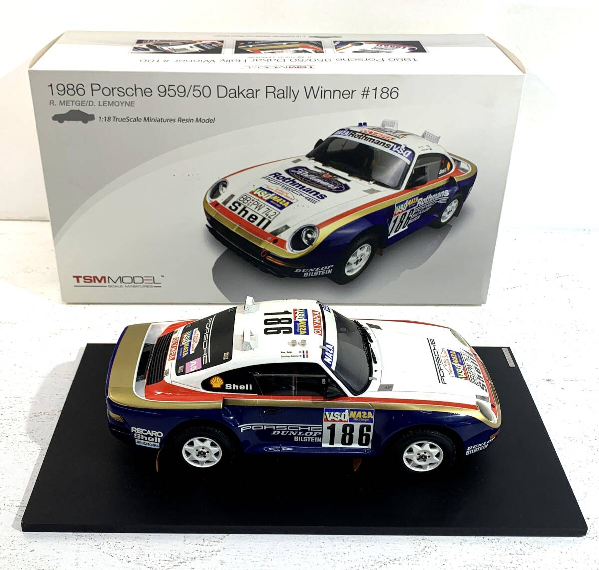 【中古】RCタミヤ1/12 ポルシェ959 パリ、ダカールの落札情報詳細 - ヤフオク落札価格検索 オークフリー