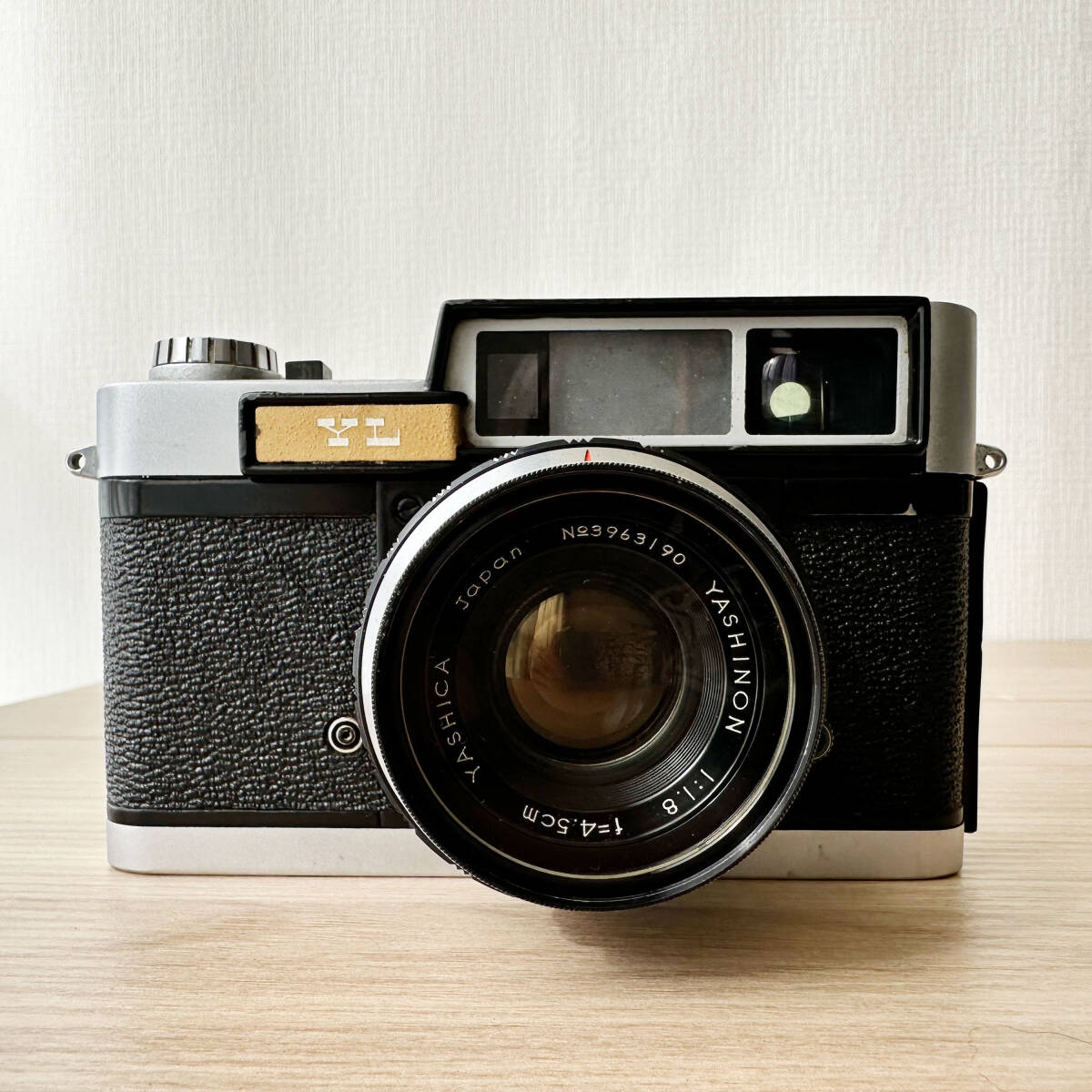 【やや傷や汚れあり】T488 1960年代 YASHICA 35 YL フィルムカメラ YASHINON 1:1.8 F=4.5cm ヤシカ ...