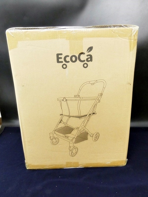 【未使用に近い】16 39-590158-29 [Y] Ecoca エコカ マイカート 折りたたみ ショッピングカート 四輪 買い物 カート ...