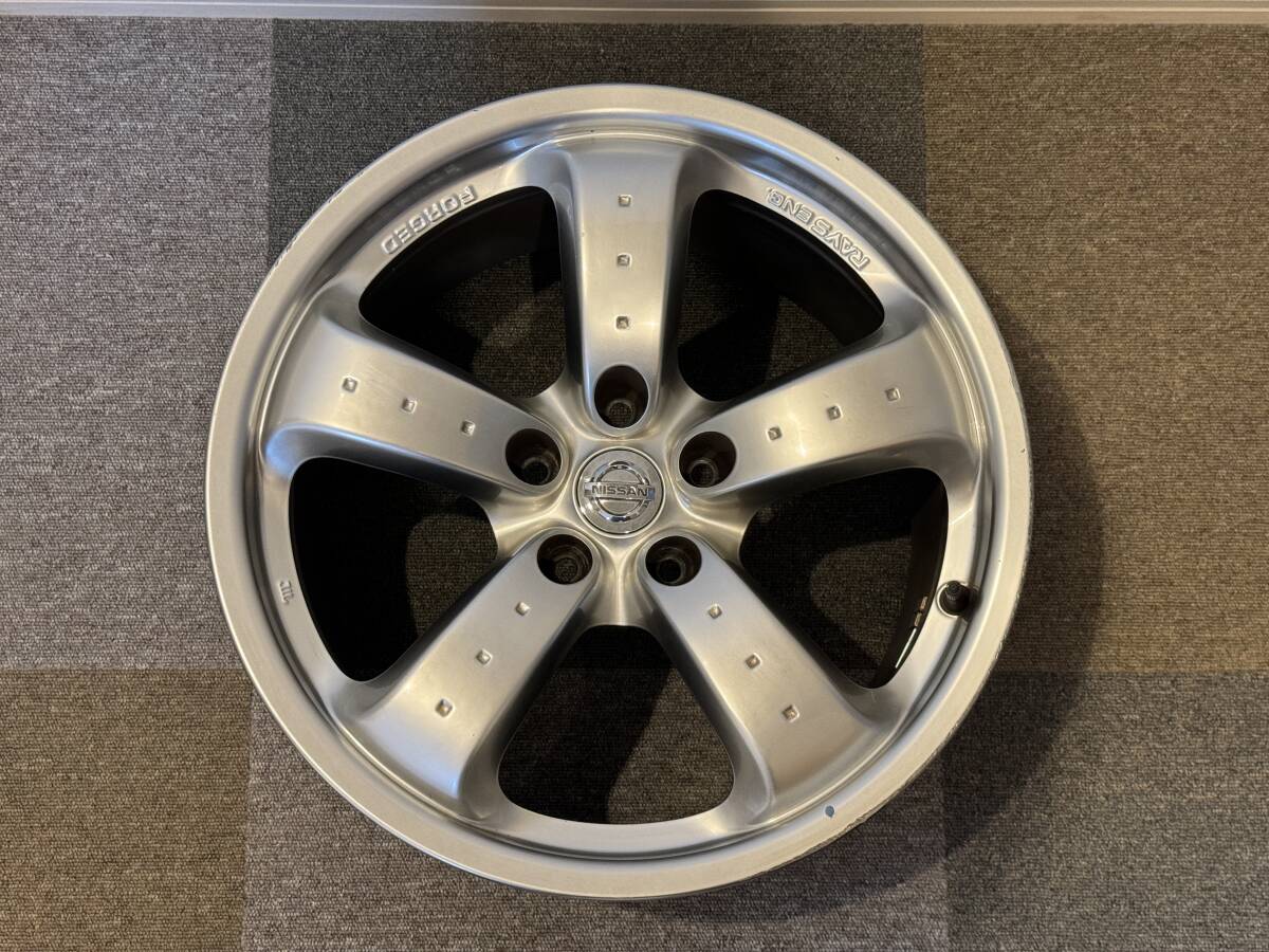 【やや傷や汚れあり】日産 NISSAN フェアレディZ(Z33)バージョンST タイプG純正ホイール(フロント)1本(18×9JJ+30 PCD114.3 5穴)の落札情報詳細 - Yahoo ...